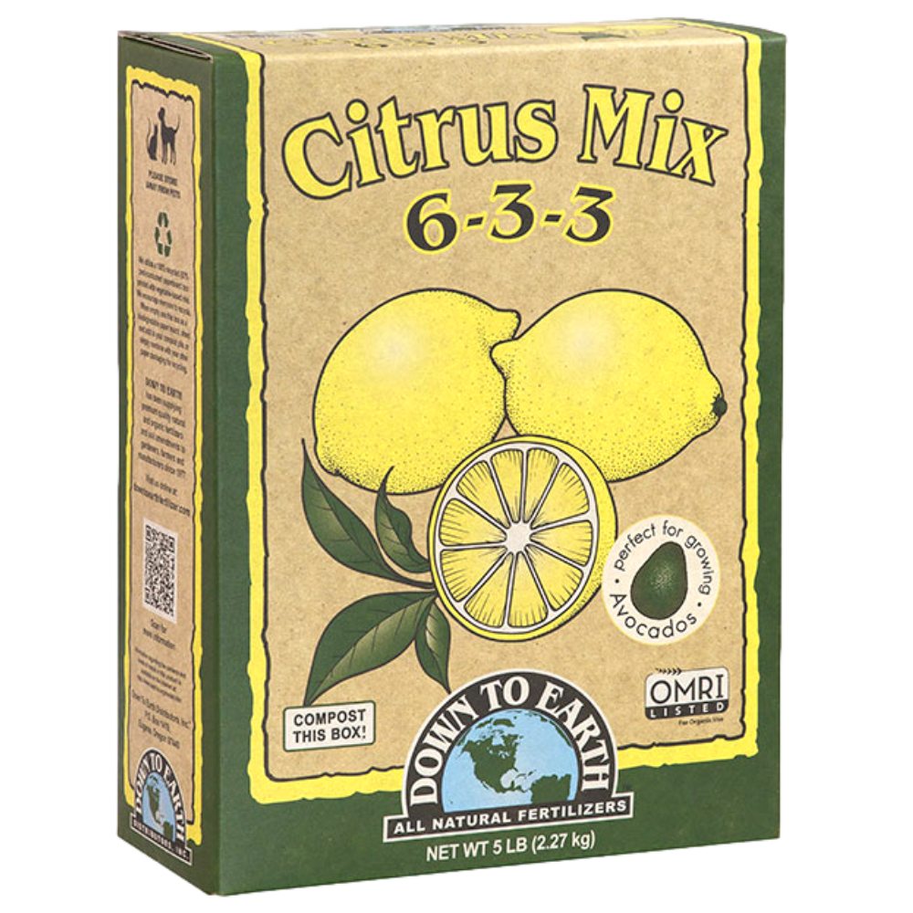 Organic Citrus Mix 6-3-3 Fertilizer for Citrus Fruits (Fertilizer ...