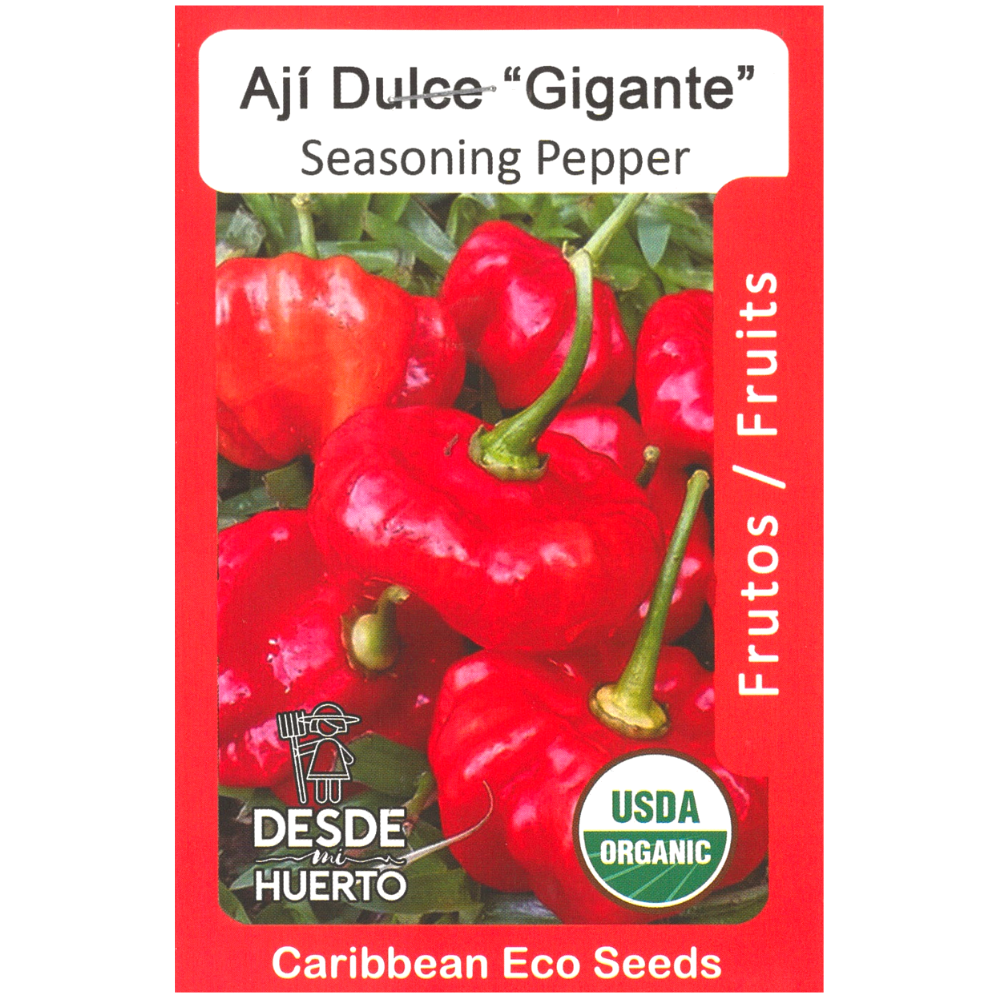 Semillas Ají Dulce Gigante (ph1) – Cultivos Borinquen